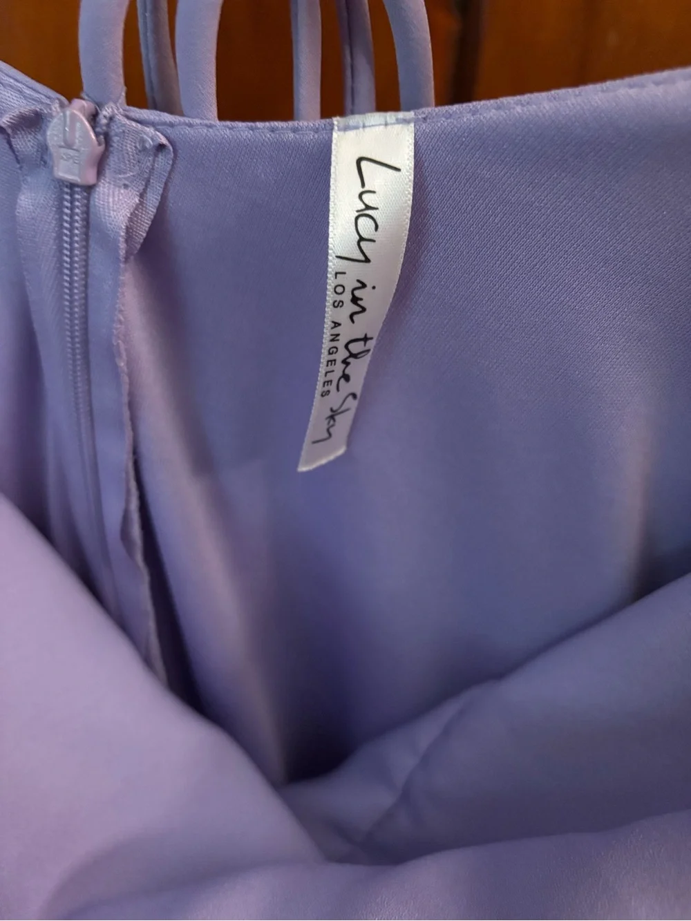 Lucy in the Sky | Dresses | Lucy In The Sky Lavender Cowl Neck Mini ...